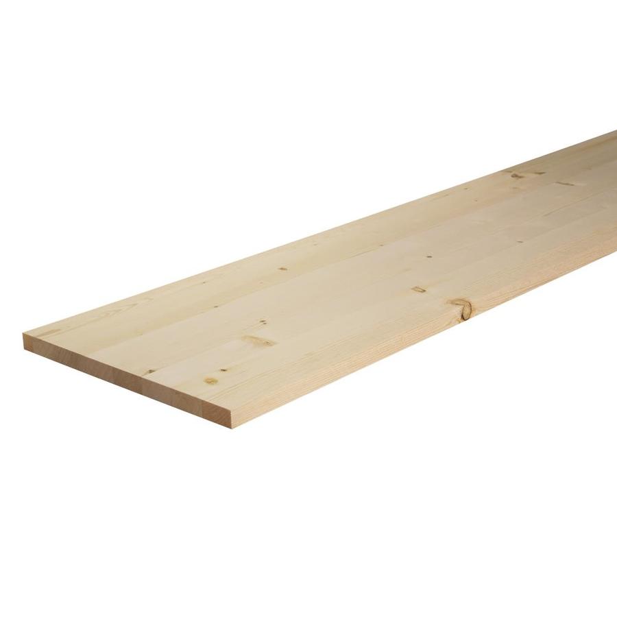 3/4-in x 12-in x 4-ft Square Unfinished Spruce Pine Fir Board in the ...