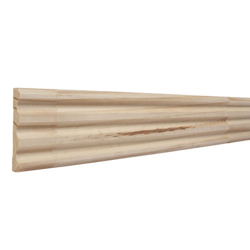 5/8-in x 2-1/8-in x 10-ft Unfinished Pine Wood Casing in the Window ...
