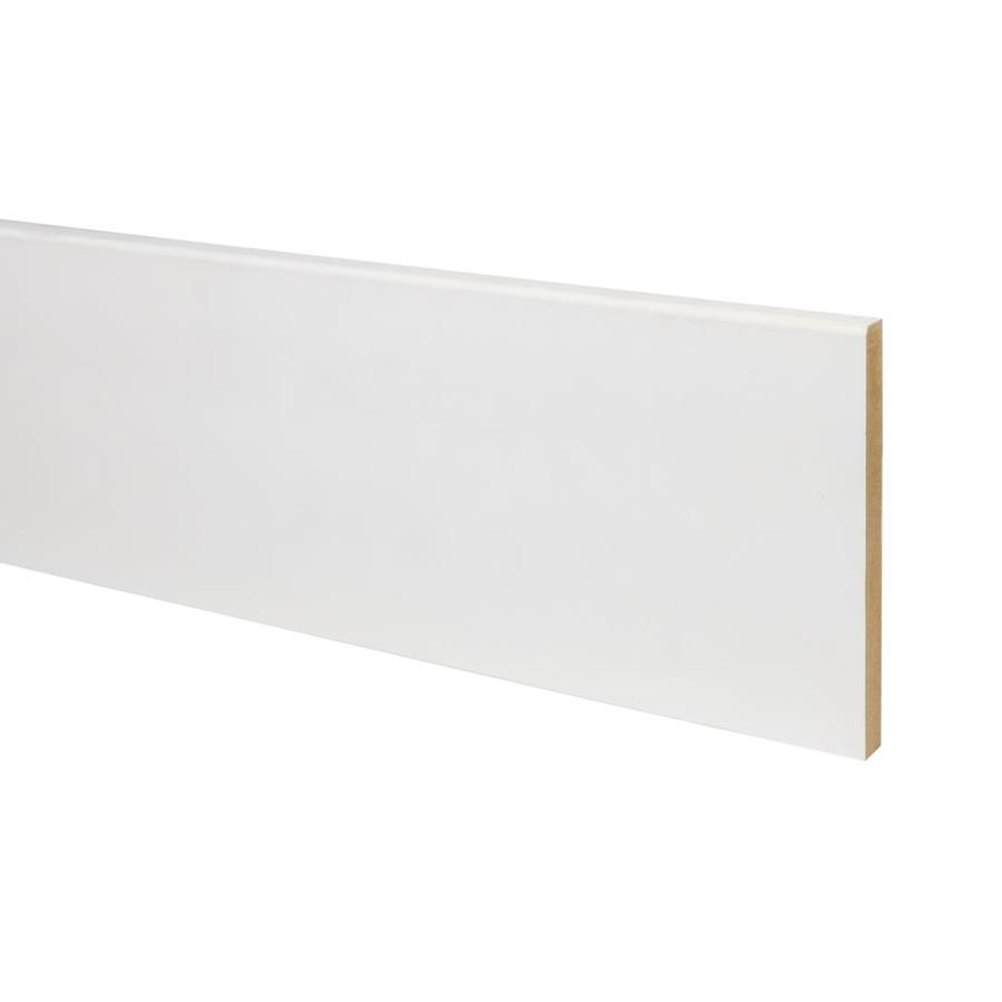 Craftsman 3-1/2-in x 8-ft Primed MDF Baseboard Moulding (Actual: 3.5-in ...