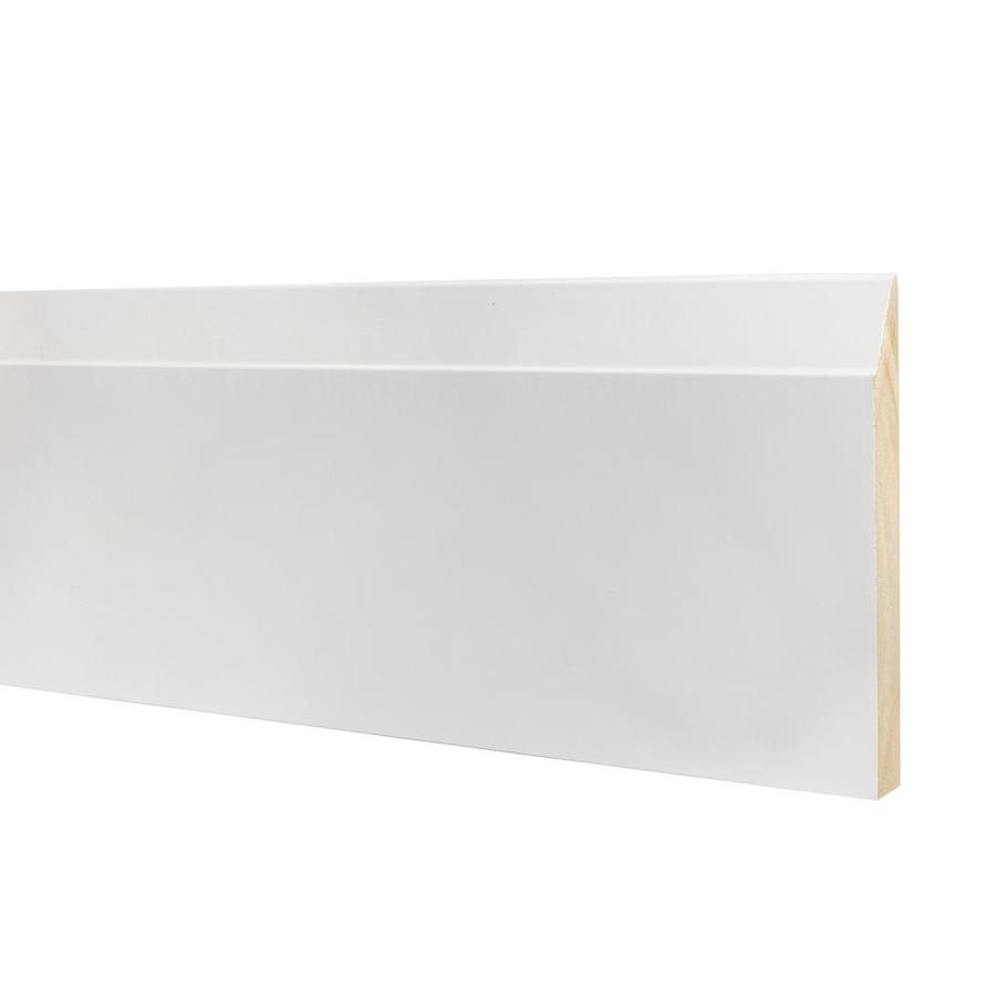 Modern 6-in x 8-ft Painted MDF Baseboard Moulding (Actual: 6-in x 8-ft ...