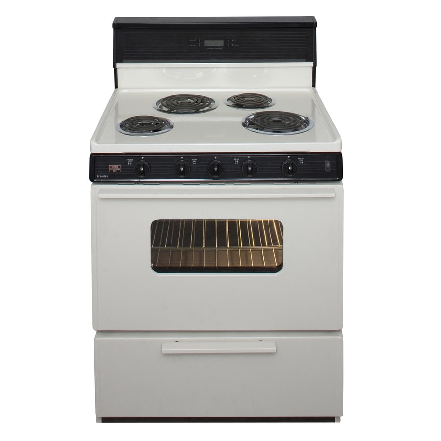 Premier 30-Inch Freestanding Electric Range (Color: Bisque) at Lowes.com