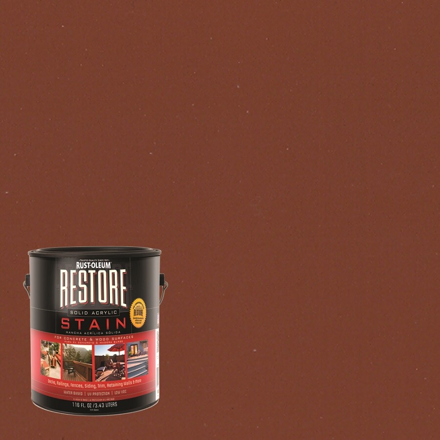 Restore Gallon California Rustic Solid Exterior Stain at Lowes.com