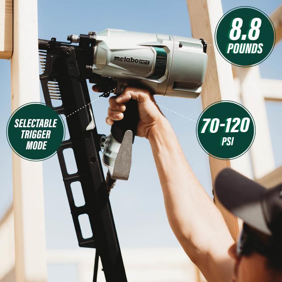 Metabo HPT (was Hitachi Power Tools) Pneumatic Framing Nailer in the ...