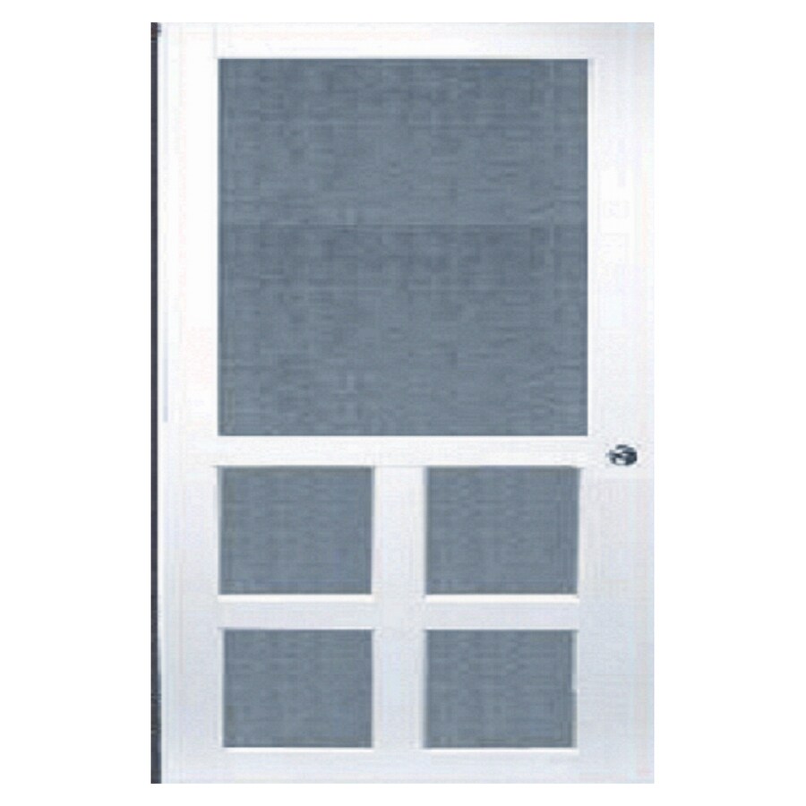 32" Vinyl Victoria Screen Door with Support Rod at Lowes.com