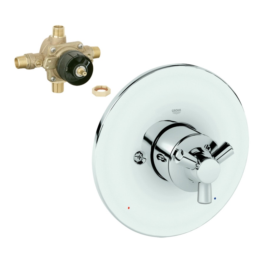 GROHE Chrome Cross Shower Handle at Lowes.com