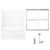 Sterling Ensemble White 5-Piece Bathtub Shower Kit (Common: 60-in x 42 ...
