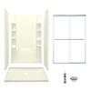 Sterling Store+ Biscuit 5-Piece Alcove Shower Kit (Common: 34-in x 48 ...