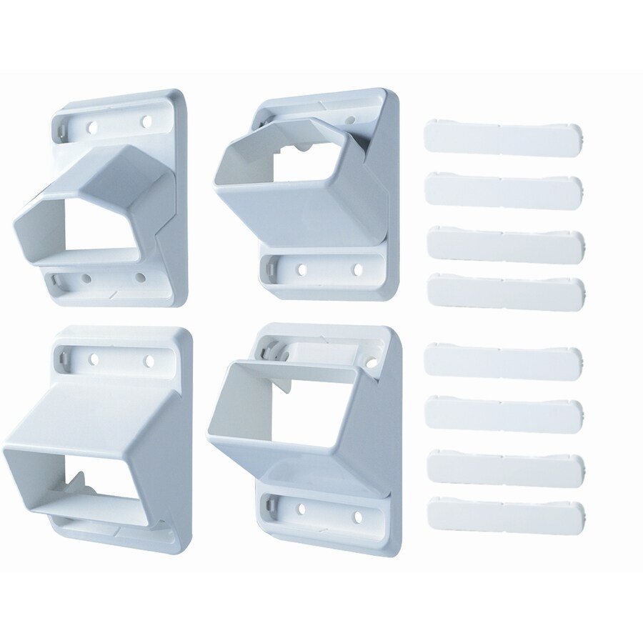 Yardcrafters White Vinyl Fence Rails (Common: 3-in x 6-ft; Actual: 3.5 ...