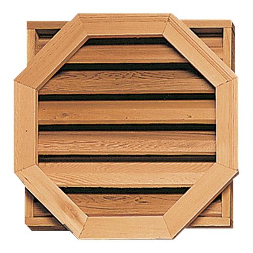Southern Shutter Octagon Square Back 23.5-in x 23.5-in Raw Cedar ...