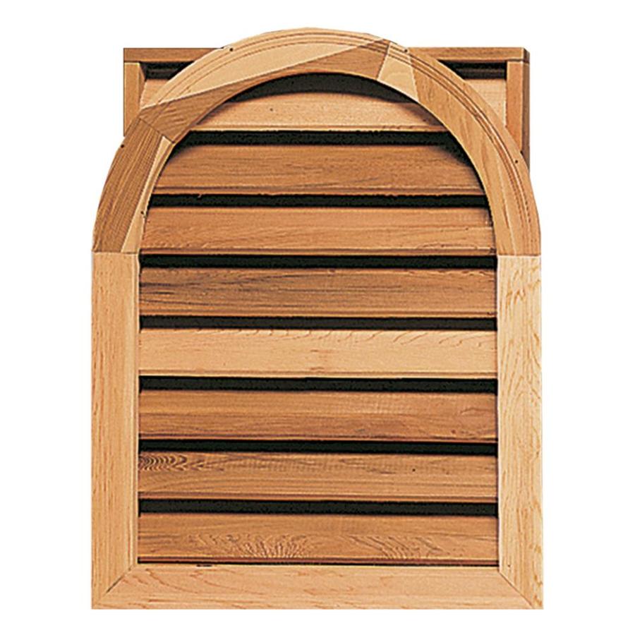 Southern Shutter Rectangle Round Top 11.5-in x 47.5-in Raw Cedar Round ...