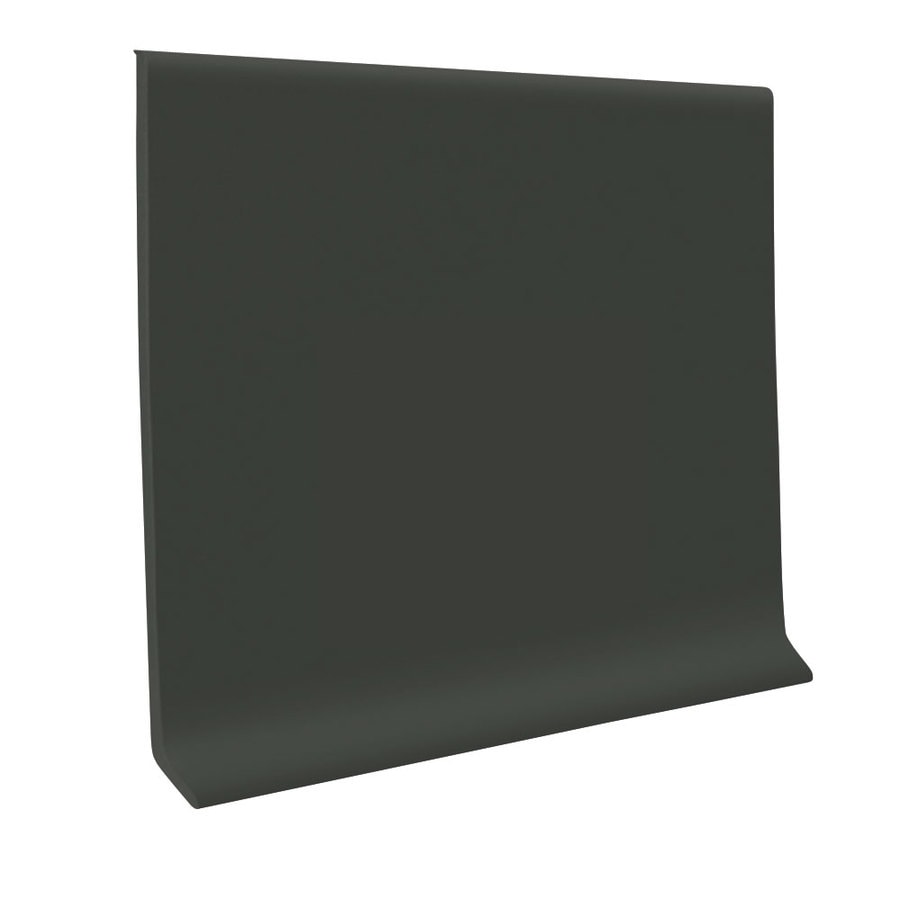 FLEXCO 4-in W x 120-ft L Black/Brown Thermoplastic Rubber Wall Base at ...