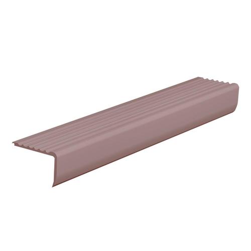 FLEXCO #201 Series Stair Nose 144-in Taupe Vinyl Stair Stringers at ...