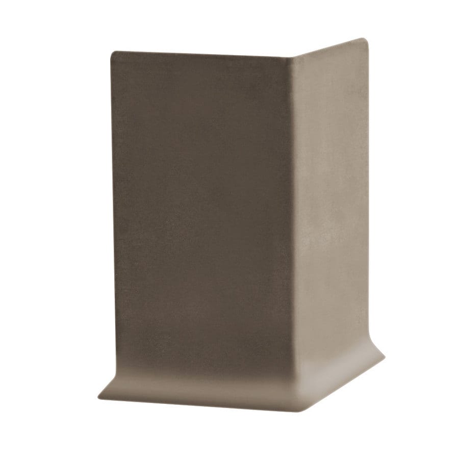 FLEXCO 6-in H x .125-in W x 0.25-ft L Milk Chocolate Rubber Wall Base ...