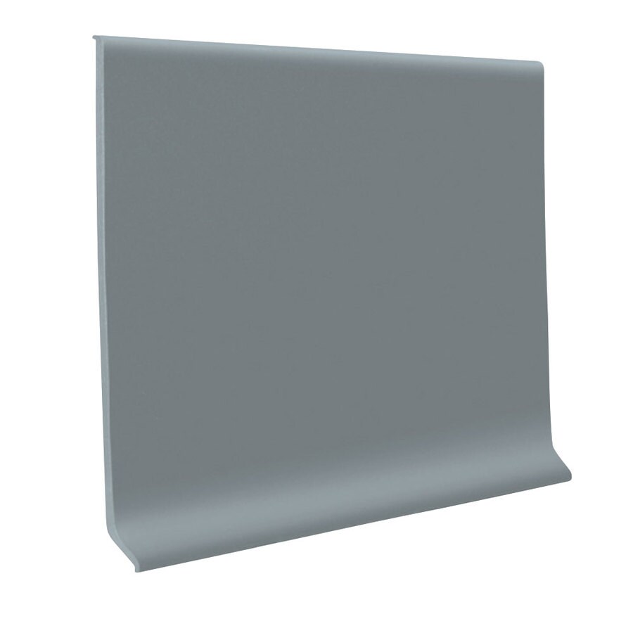 FLEXCO 30-Pack 6-in W x 4-ft L Medium Gray Wall Base at Lowes.com