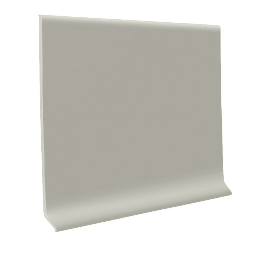 FLEXCO 6-in W x 120-ft L Light Gray Wall Base at Lowes.com