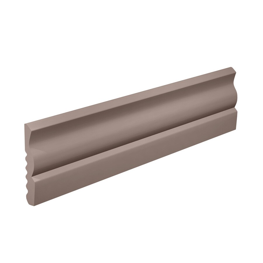 FLEXCO 2.625-in W x 40-ft L Dark Beige Thermoplastic Rubber Wall Base ...