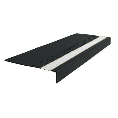 Flexco #575 Rubber Stair Tread 54-in Black Dahlia Rubber Stair ...