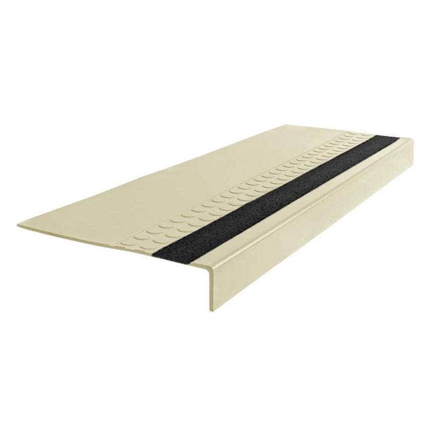 Flexco #575 Rubber Stair Tread 36-in Almond Rubber Stair Stringers in ...