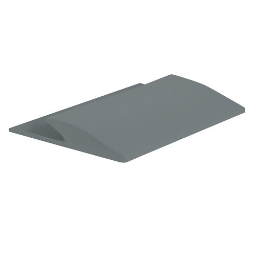 FLEXCO Edge Guard 1.25-in x 144-in Medium Gray Vinyl Reducers Floor ...