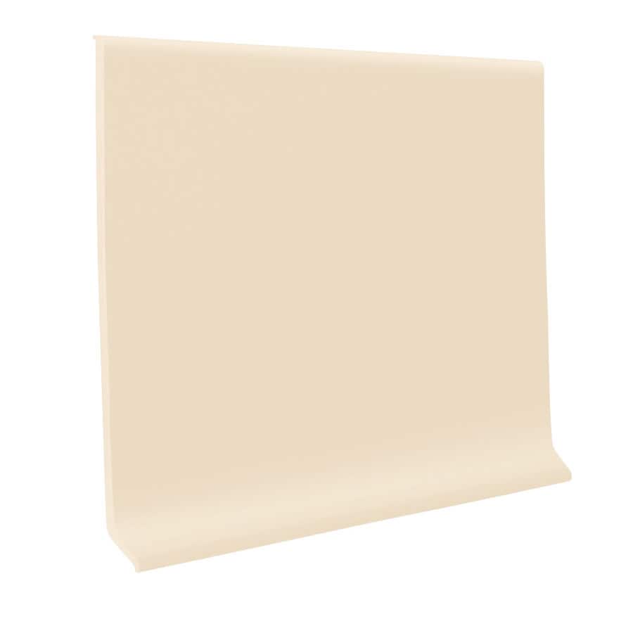 FLEXCO 4-in W x 120-ft L Almond Thermoplastic Rubber Wall Base at Lowes.com