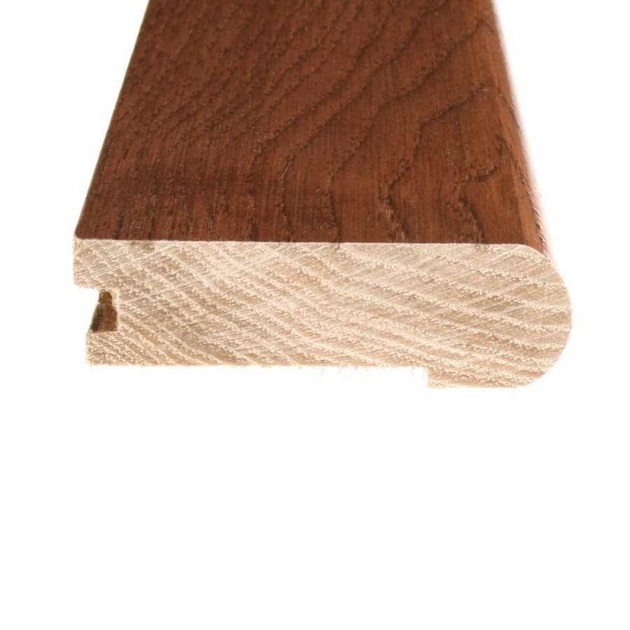 Flexco Solid Wood Stair Nose 2.75-in x 78-in Amber Earth Prefinished ...