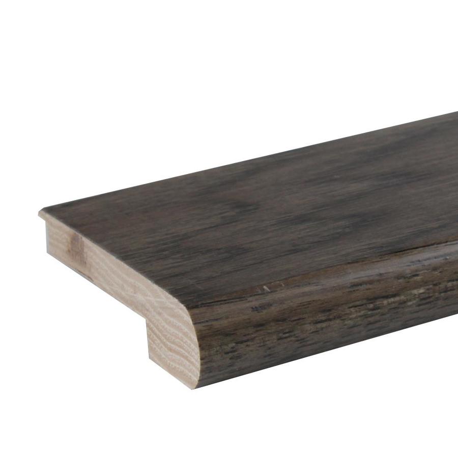 FLEXCO Solid Wood Stair Nose 2.75-in x 78-in Saddle Prefinished Hickory ...