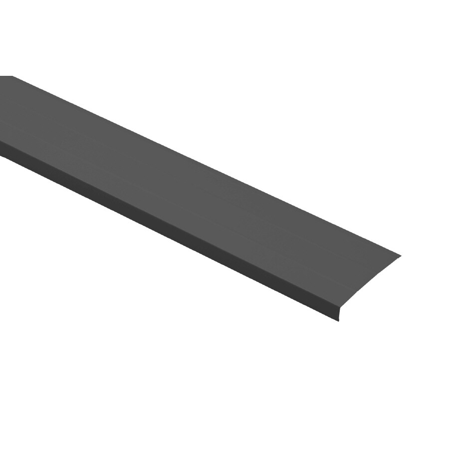 Durabuilt 0.024-in x 6-in x 12-ft 900 Black Smooth Aluminum Fascia at ...