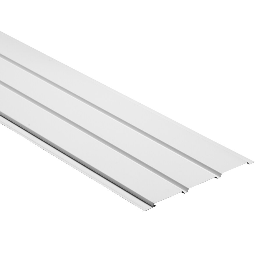 Durabuilt 12-in x 144-in 120 White Aluminum Solid Soffit at Lowes.com