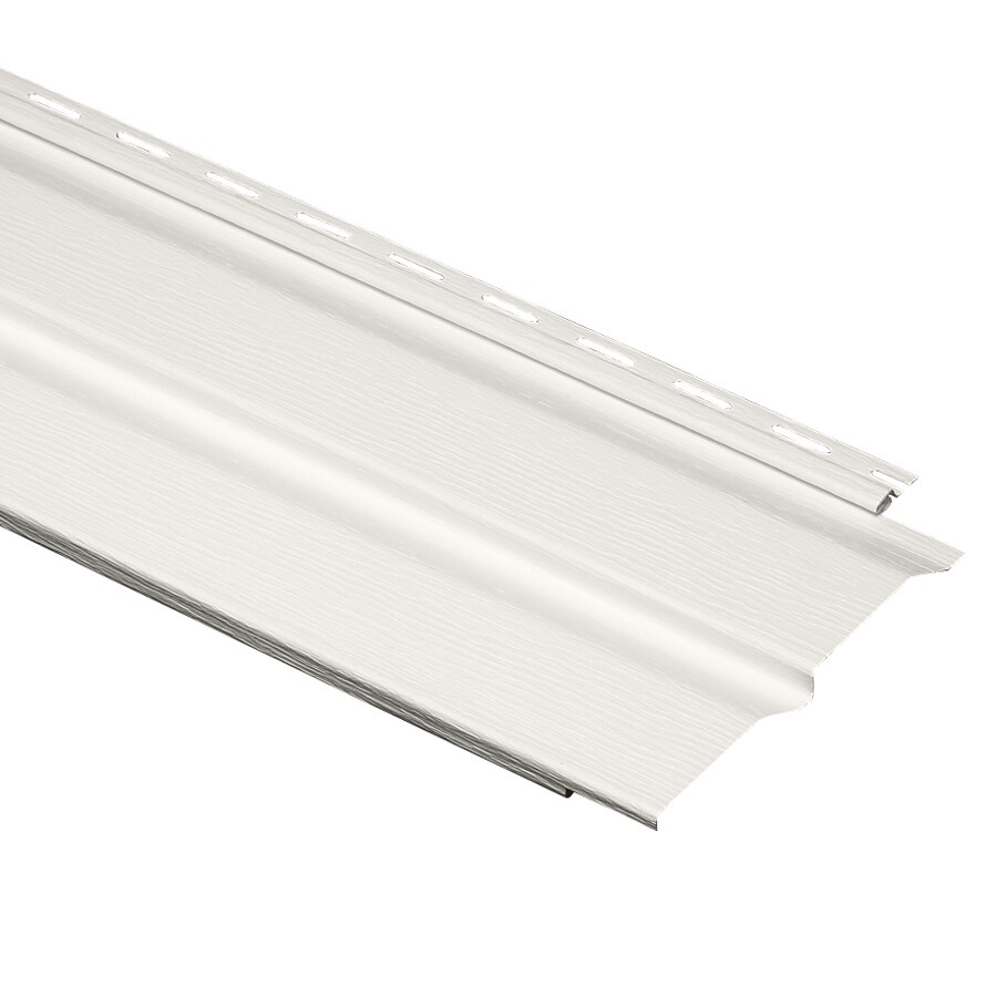 Durabuilt 9-3/8-in x 12-ft 6-in Linen Dutch Lap Vinyl Siding at Lowes.com