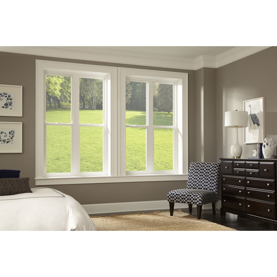 ReliaBilt 105 Series 31.5-in x 59.5-in Vinyl New Construction White ...