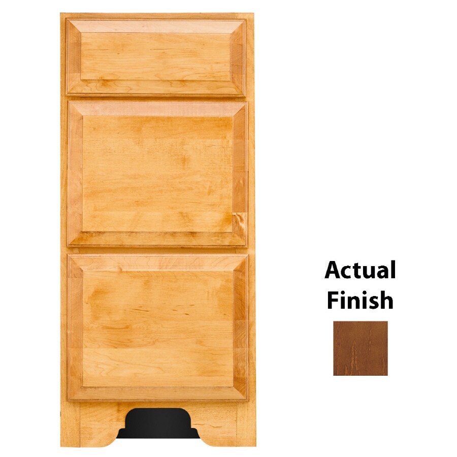 KraftMaid Formal 15-in Cognac Bathroom Vanity Base Cabinet without Top ...