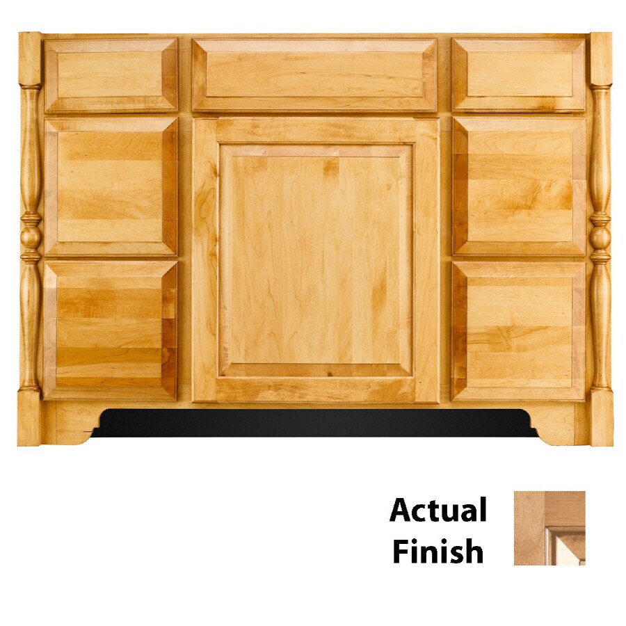 KraftMaid Classic 48-in Ginger Bathroom Vanity Base Cabinet without Top ...