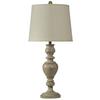 StyleCraft Home Collection 34-in Off-white 3-Way Table Lamp with Fabric ...