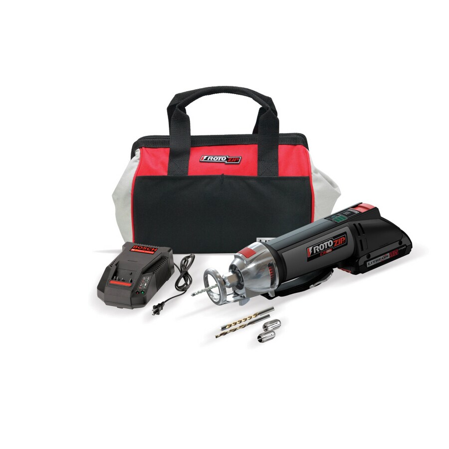 RotoZip 18-Volt Li-Ion Spiral Saw Kit in the Rotary Tools department at ...