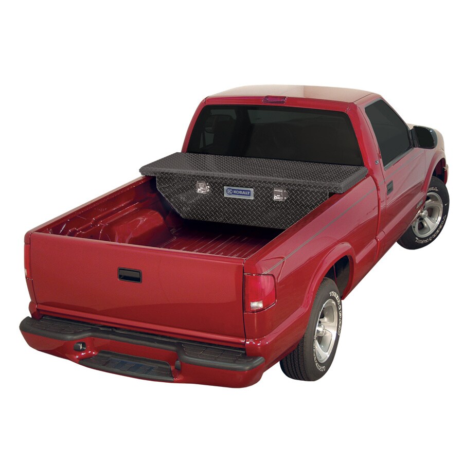 Kobalt 9-1/8 cu ft Black Aluminum Truck Tool Box in the End Tables ...