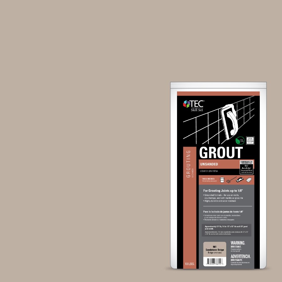 TEC 10-lb Sandstone Beige Grout in the Grout department at Lowes.com