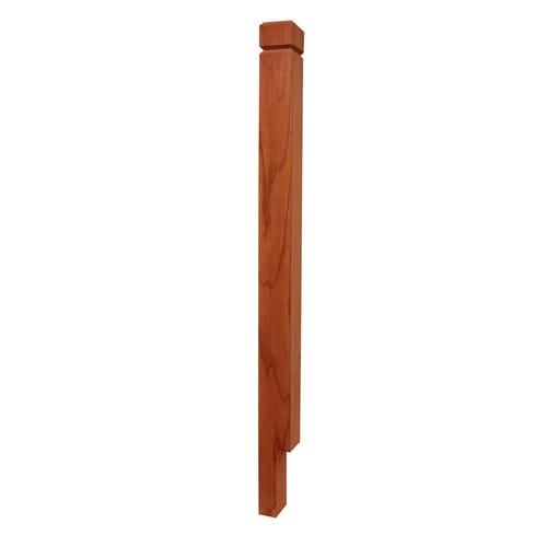4-in x 4-in x 4-ft Natural Redwood Wood Redwood Deck Post in the Deck ...