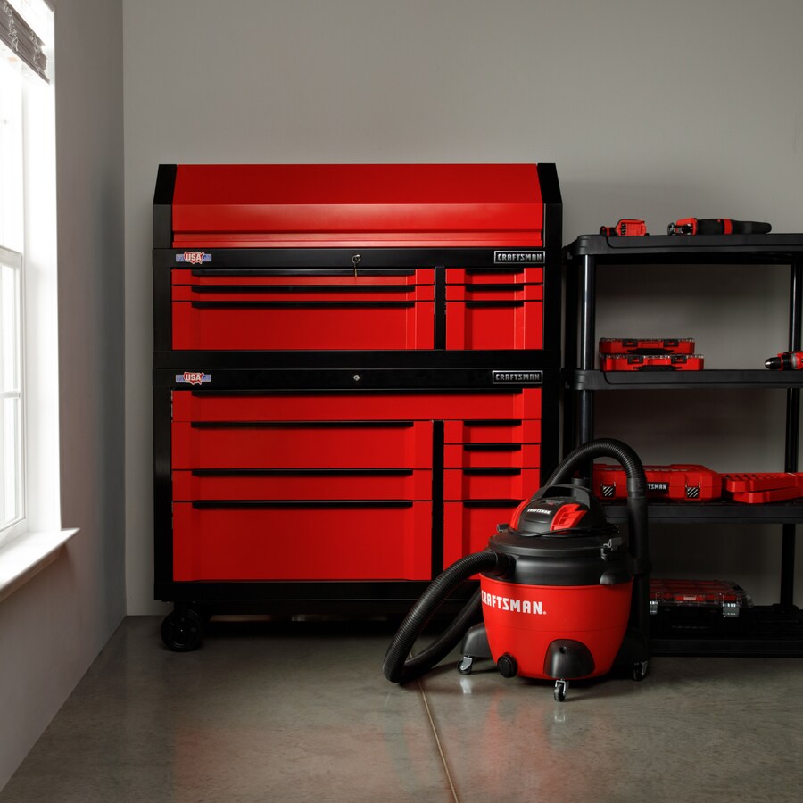 CRAFTSMAN 3000 Series 54-in W x 24.5-in H 6-Drawer Steel Tool Chest ...