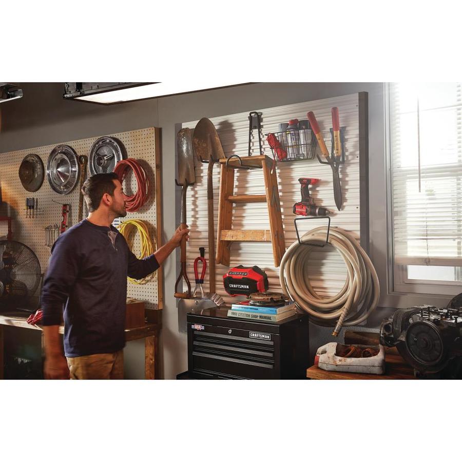 CRAFTSMAN VersaTrack 20-Piece White and Black Composite Multipurpose ...