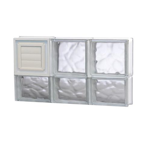 REDI2SET Wavy Glass 23.25-in x 13.5-in Frameless Replacement Glass ...