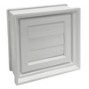 REDI2SET Glass Block Vent (Common: 8-in W x 8-in H x 3-in D; Actual: 7. ...