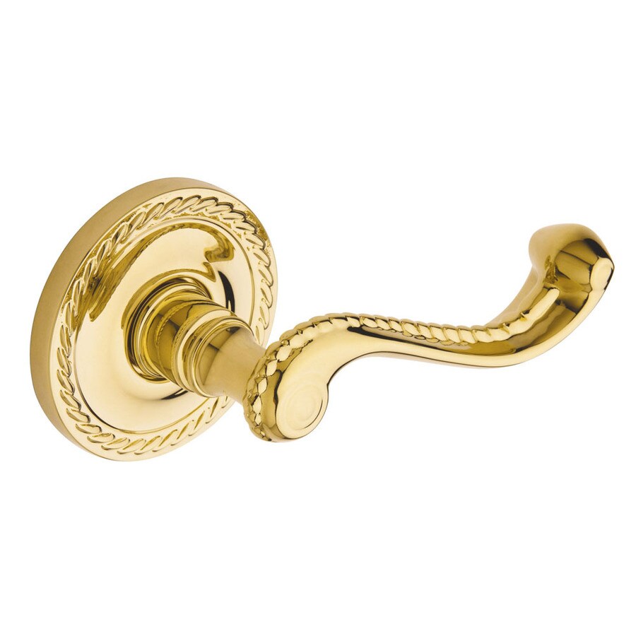 Baldwin 5104 Polished Brass Door Handle at Lowes.com