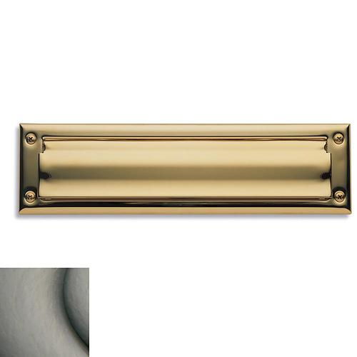 BALDWIN Antique Nickel Mail Slot Mounting with Hardware at Lowes.com
