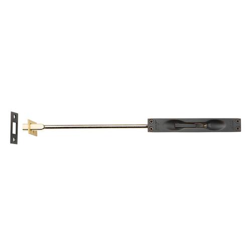 BALDWIN 12-in Oil-Rubbed Bronze Solid Brass Flush Bolts in the Door ...