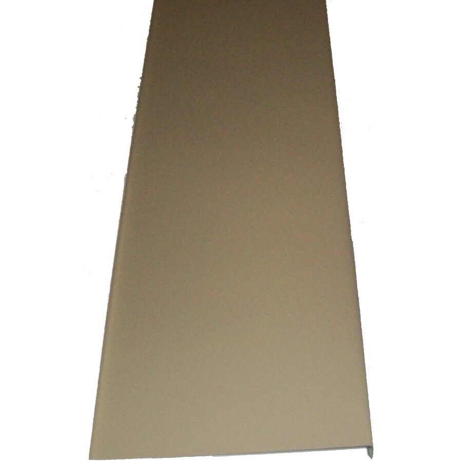 8-in x 12.1-ft Pebble Clay Smooth Fascia at Lowes.com