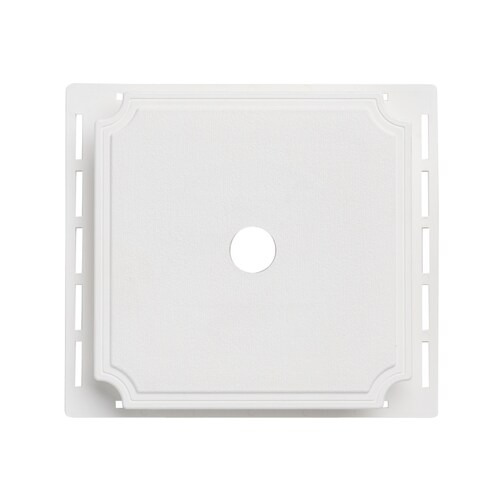 7-in x 7-in White Vinyl Universal Mounting Block in the Mounting Blocks ...