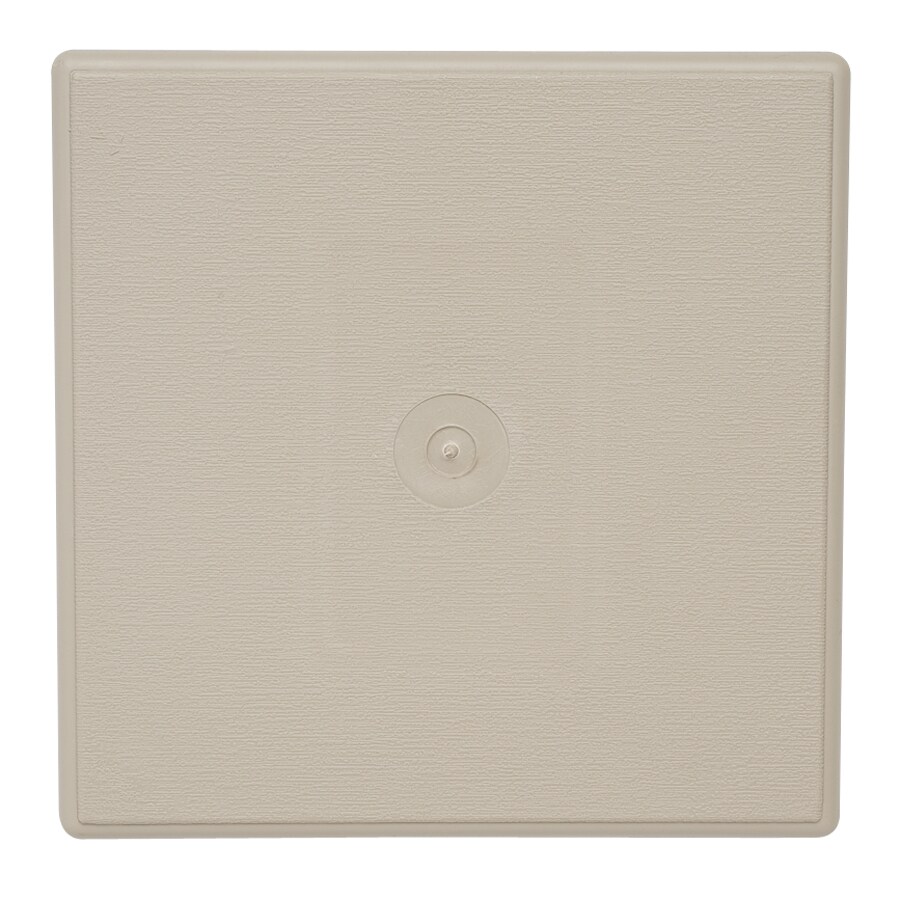 Durabuilt 6.625-in x 6.625-in Gray/Pebble Vinyl Universal Mounting ...