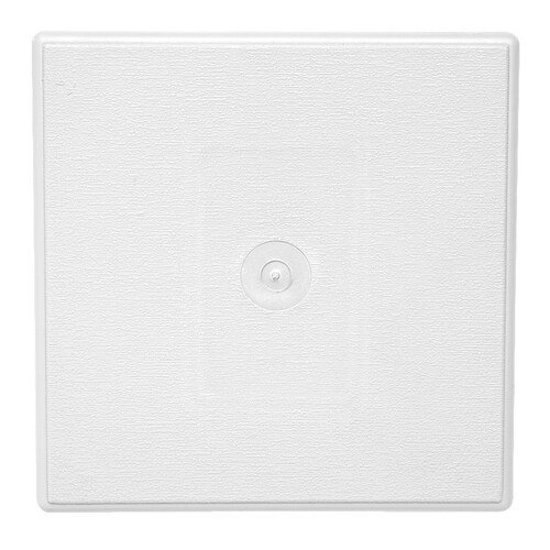 Durabuilt 6.625-in x 6.625-in White/Pebble Vinyl Universal Mounting ...