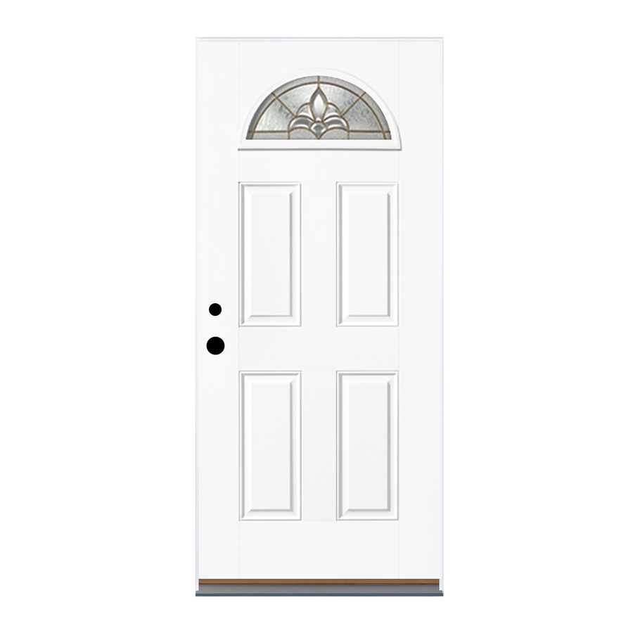 Therma-Tru Benchmark Doors Varissa 36-in x 80-in Fiberglass White ...