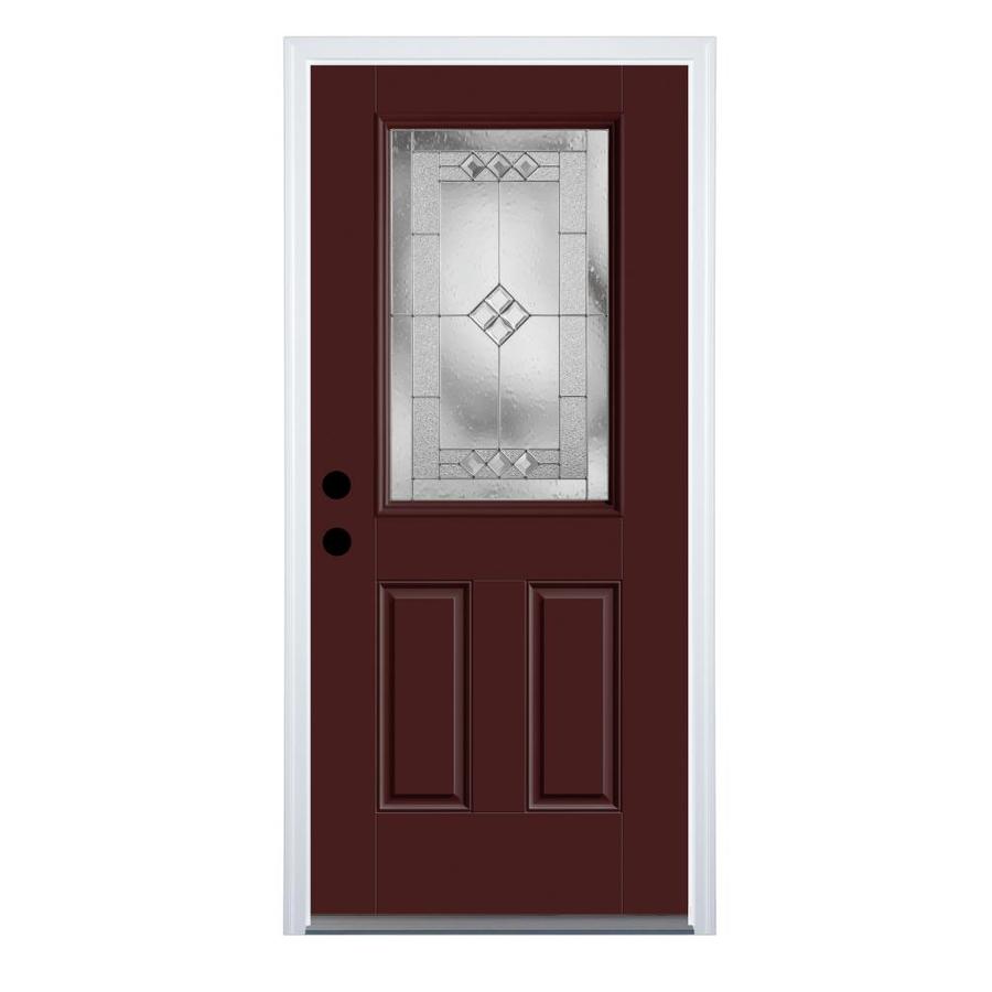 Therma-Tru Benchmark Doors Parson Half Lite Decorative Glass Right-Hand ...